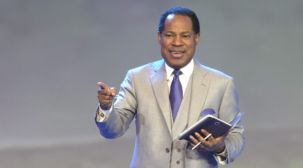 "What do you want to know? Ask him!" — Pastor Chris at the finale of ...